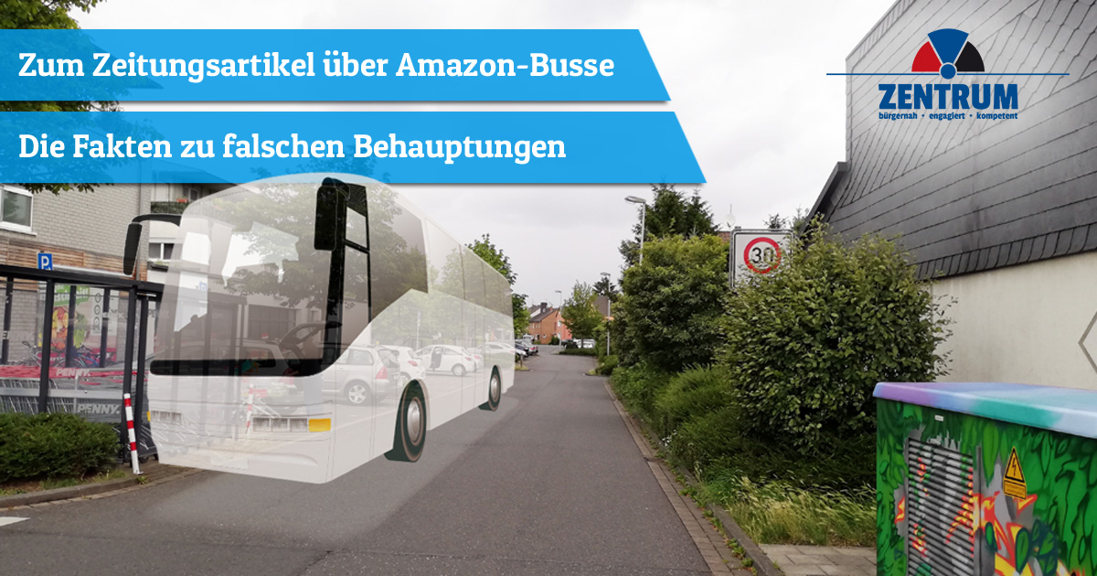 Amazon-Busse nerven Anwohner: Fakten zum Engagement des Zentrums